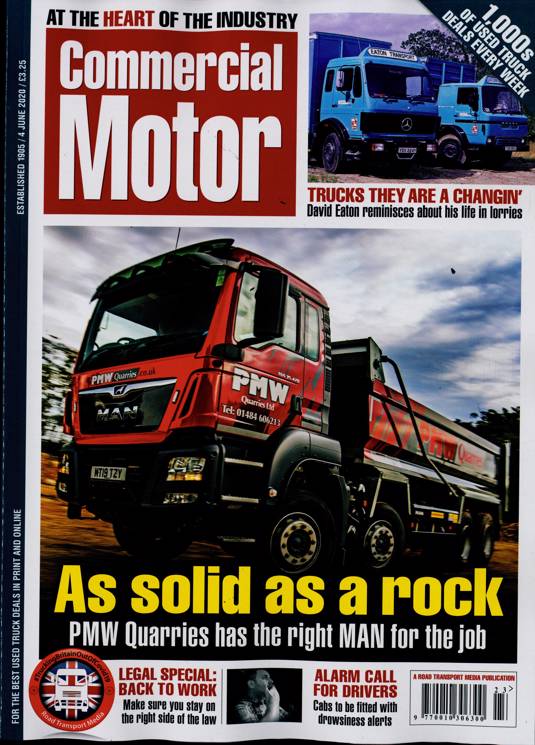Commercial Motor Magazine Subscription | Buy at Newsstand.co.uk | Trucking