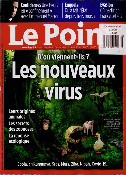 Le Point Magazine Subscription | Buy at Newsstand.co.uk | French