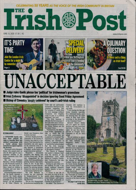 Irish Post Magazine Subscription | Buy at Newsstand.co.uk | Other Overseas