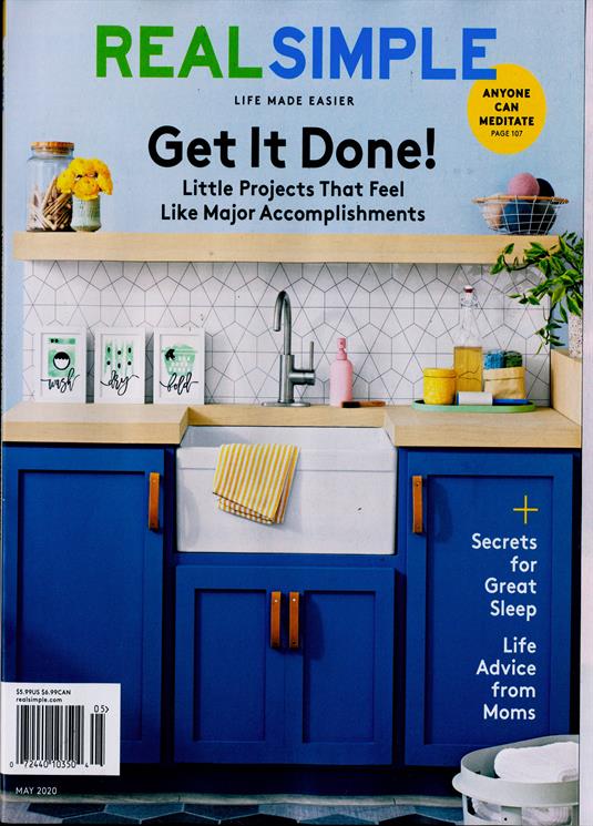 Real Simple Magazine Subscription | Buy at Newsstand.co.uk | Cooking & Food