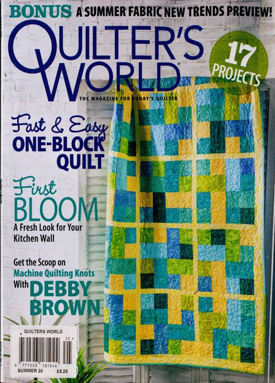 Quilters World Magazine Subscription | Buy at Newsstand.co.uk | Quilting