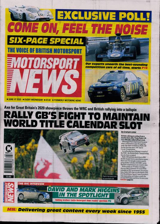 Motorsport News Magazine Subscription | Buy at Newsstand.co.uk ...