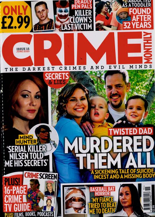 Crime Monthly Magazine Subscription | Buy at Newsstand.co.uk | Crime