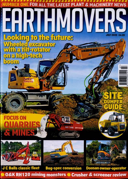 Earthmovers Magazine Subscription | Buy at Newsstand.co.uk | Construction