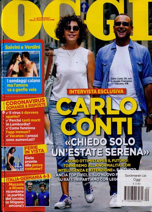 Oggi Magazine Subscription | Buy at Newsstand.co.uk | Italian