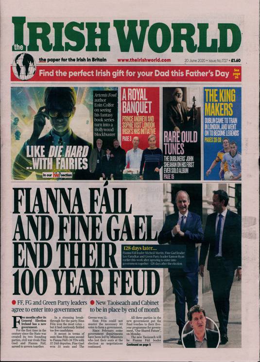 Irish World Magazine Subscription | Buy at Newsstand.co.uk | UK Current ...