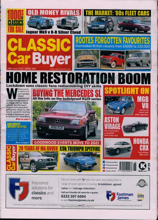 Classic Car Buyer Magazine Subscription | Buy at Newsstand.co.uk ...