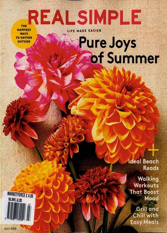 Real Simple Magazine Subscription | Buy at Newsstand.co.uk | Cooking & Food