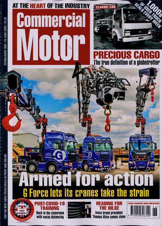 Commercial Motor Magazine Subscription | Buy at Newsstand.co.uk | Trucking