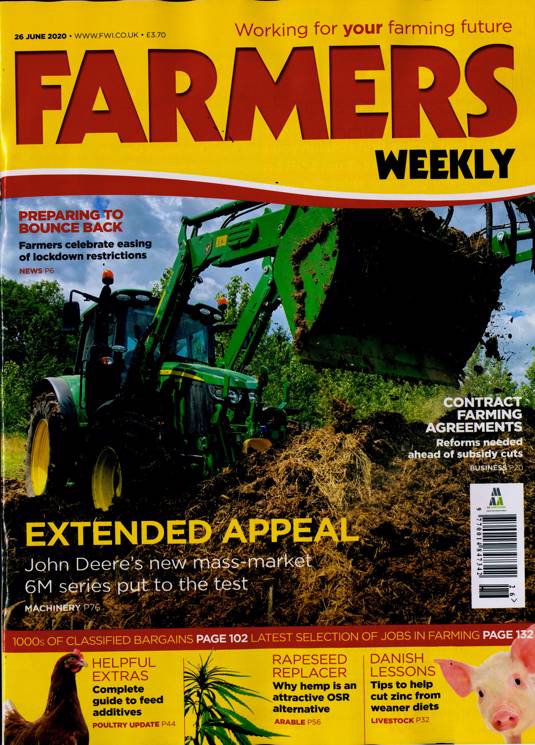 Farmers Weekly Magazine Subscription | Buy at Newsstand.co.uk | Agriculture