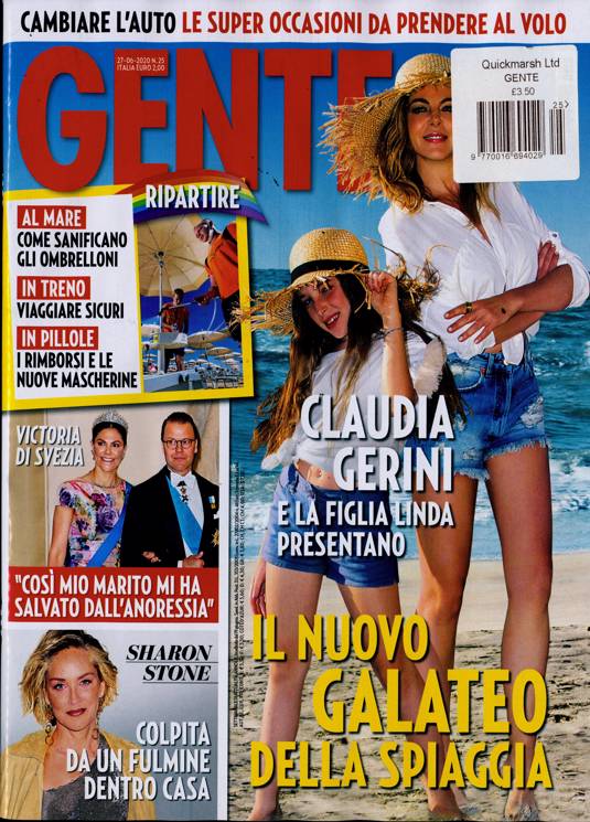 Gente Magazine Subscription | Buy at Newsstand.co.uk | Italian