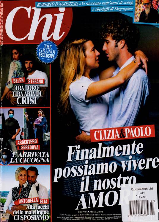 Chi Magazine Subscription | Buy at Newsstand.co.uk | Italian