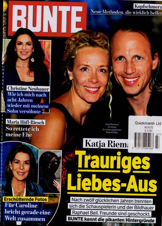 Bunte Illustrierte Magazine Subscription | Buy at Newsstand.co.uk | German