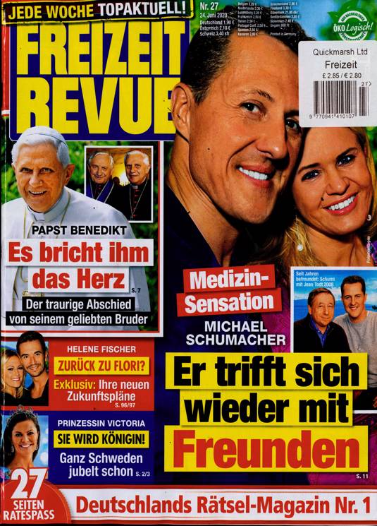Freizeit Revue Magazine Subscription | Buy at Newsstand.co.uk | German