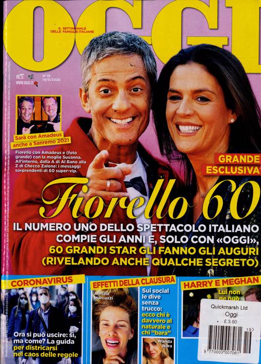 Oggi Magazine Subscription | Buy at Newsstand.co.uk | Italian
