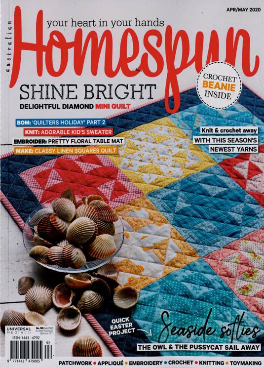 Homespun Magazine Subscription | Buy at Newsstand.co.uk | Home Crafts