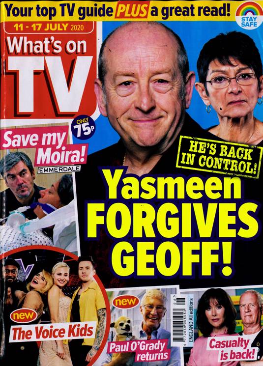 Whats On Tv England Magazine Subscription | Buy at Newsstand.co.uk ...