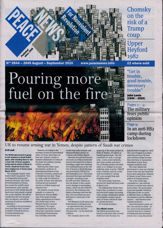 Peace News Magazine Subscription | Buy at Newsstand.co.uk | Miscellaneous
