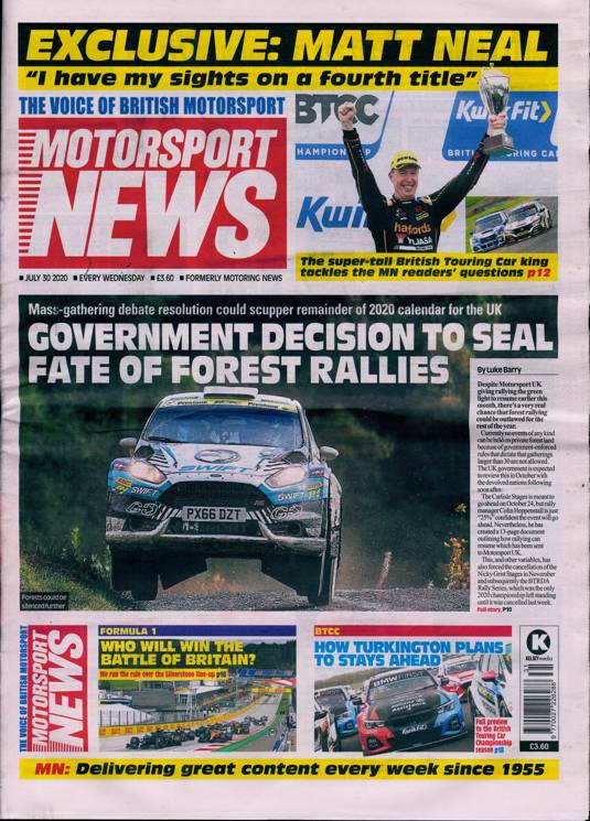 Motorsport News Magazine Subscription | Buy at Newsstand.co.uk ...
