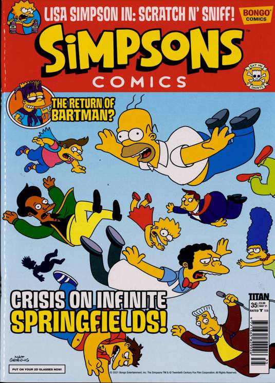 Simpsons The Comic Magazine Subscription | Buy at Newsstand.co.uk | Comics