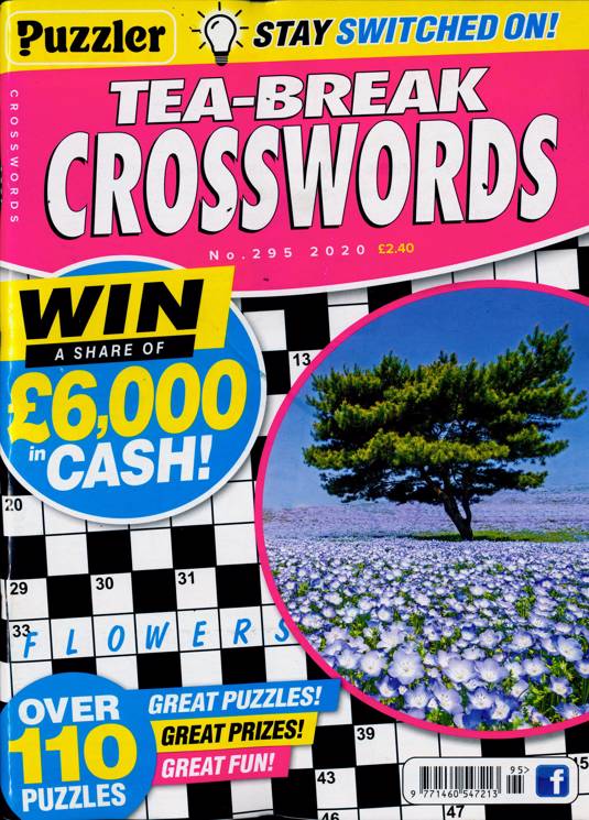Puzzler Tea Break Crosswords Magazine Subscription | Buy at Newsstand ...