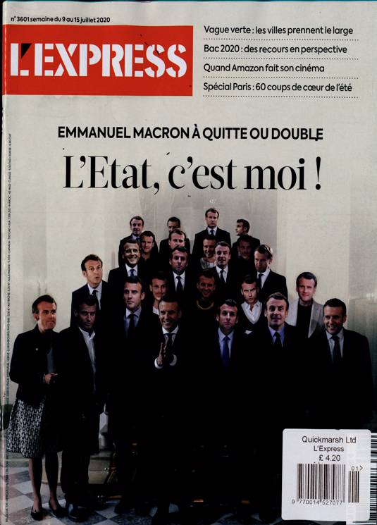 L Express Magazine Subscription | Buy at Newsstand.co.uk | French