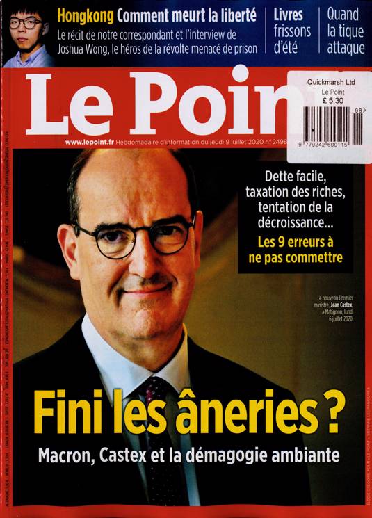 Le Point Magazine Subscription | Buy at Newsstand.co.uk | French