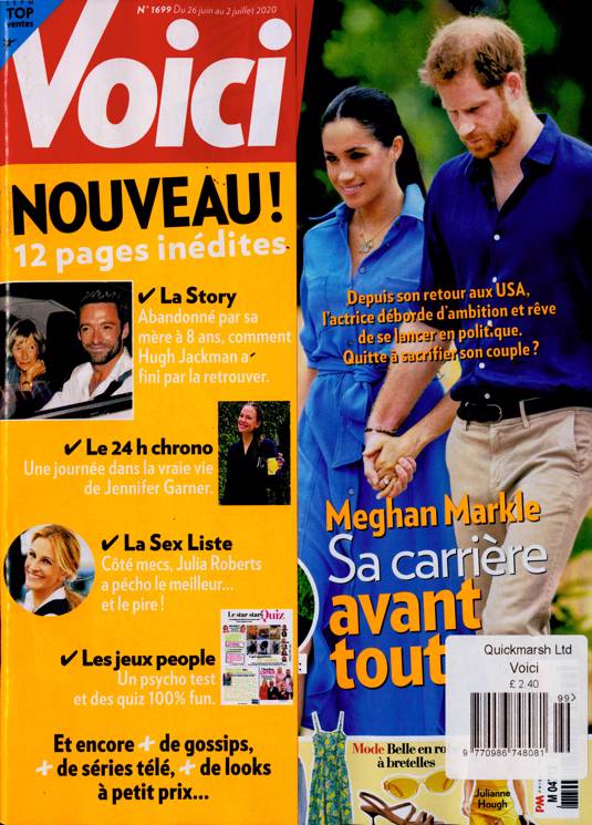 Voici French Magazine Subscription | Buy at Newsstand.co.uk | French