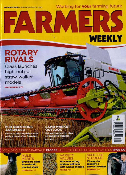 Farmers Weekly Magazine Subscription | Buy at Newsstand.co.uk | Agriculture