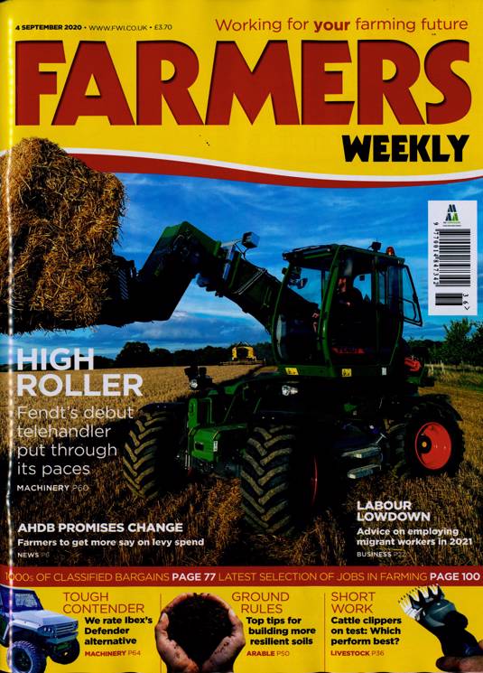 Farmers Weekly Magazine Subscription | Buy at Newsstand.co.uk | Agriculture