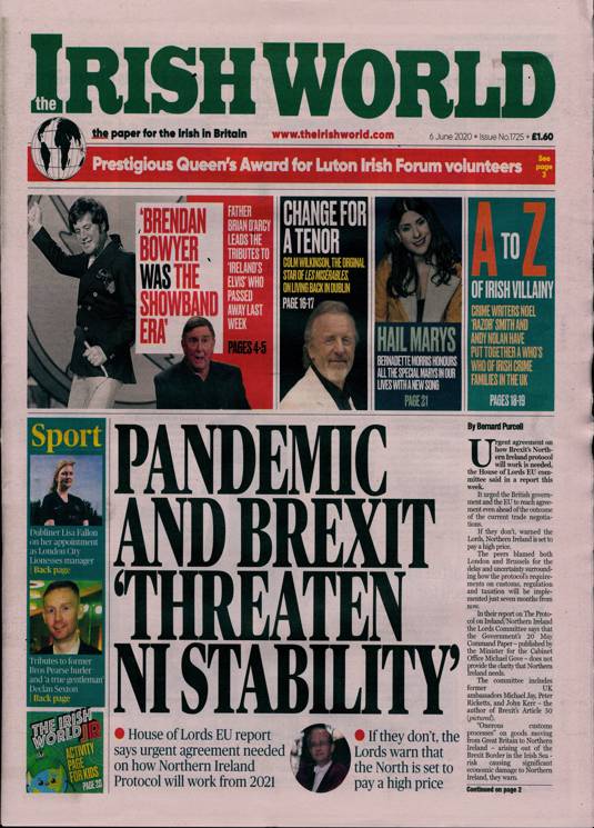 Irish World Magazine Subscription | Buy at Newsstand.co.uk | UK Current ...