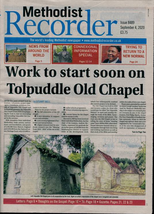 Methodist Recorder Magazine Subscription | Buy at Newsstand.co.uk ...