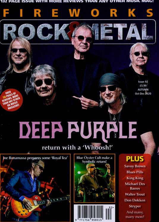 Fireworks Magazine Subscription | Buy at Newsstand.co.uk | Rock Music