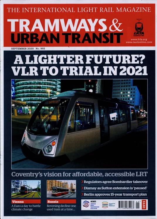 Tramways And Urban Transit Magazine Subscription | Buy at Newsstand.co ...