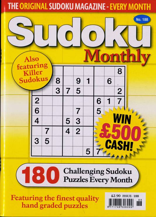 Sudoku Monthly Magazine Subscription | Buy at Newsstand.co.uk | Sudoku