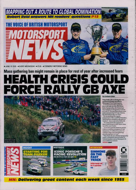 Motorsport News Magazine Subscription | Buy at Newsstand.co.uk ...