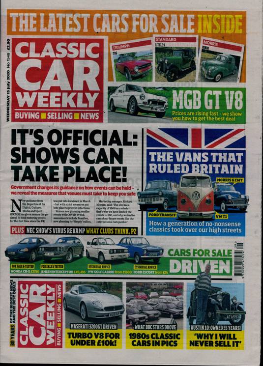 Classic Car Weekly Magazine Subscription | Buy at Newsstand.co.uk ...