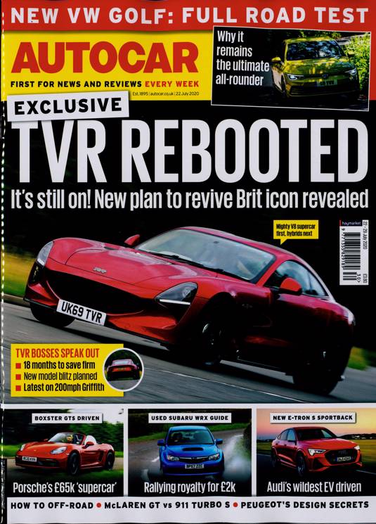 Autocar Magazine Subscription | Buy at Newsstand.co.uk | General Car