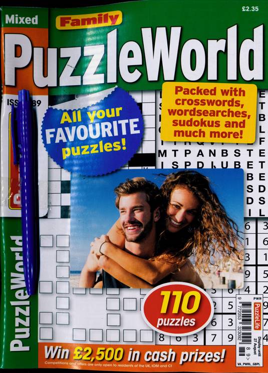 Puzzle World Magazine Subscription | Buy at Newsstand.co.uk | Crossword