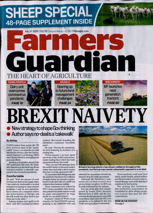 Farmers Guardian Magazine Subscription | Buy at Newsstand.co.uk ...