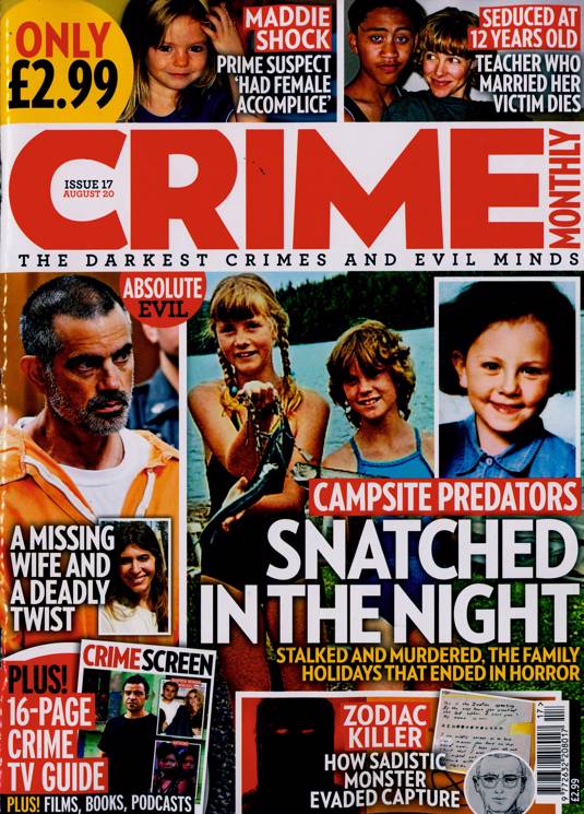 Crime Monthly Magazine Subscription | Buy at Newsstand.co.uk | Crime