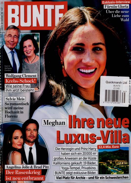Bunte Illustrierte Magazine Subscription | Buy at Newsstand.co.uk | German