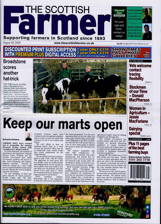 Scottish Farmer Magazine Subscription | Buy at Newsstand.co.uk ...