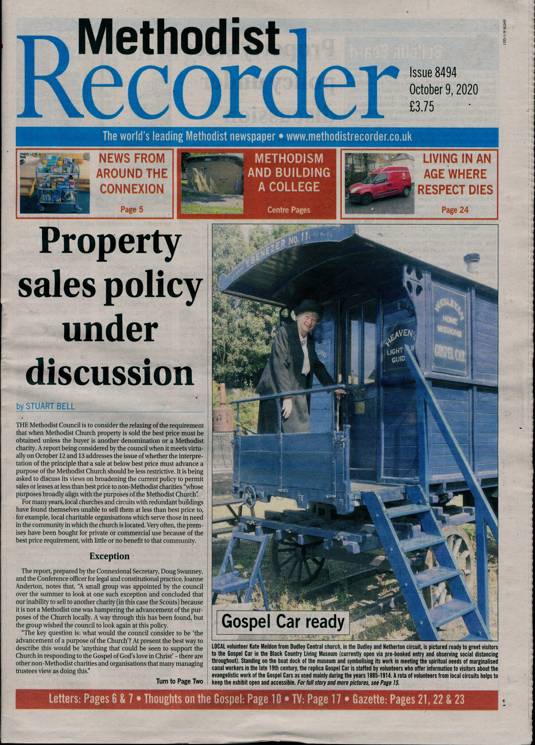 Methodist Recorder Magazine Subscription | Buy at Newsstand.co.uk ...