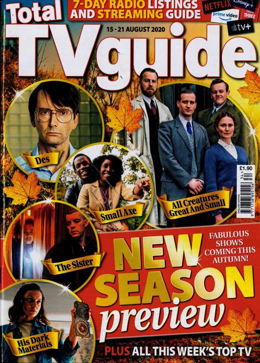 Total Tv Guide England Magazine Subscription | Buy at Newsstand.co.uk ...