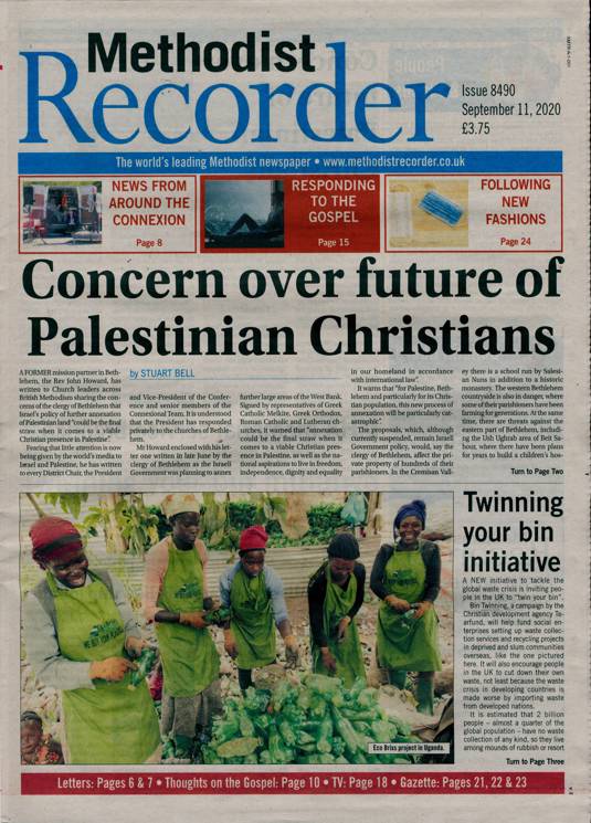 Methodist Recorder Magazine Subscription | Buy at Newsstand.co.uk ...