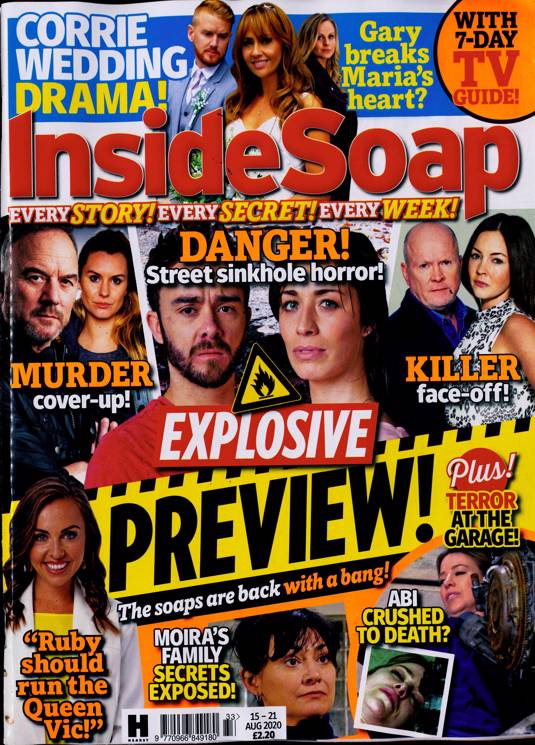 Inside Soap Magazine Subscription | Buy at Newsstand.co.uk | Television