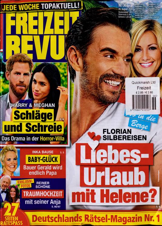 Freizeit Revue Magazine Subscription | Buy at Newsstand.co.uk | German