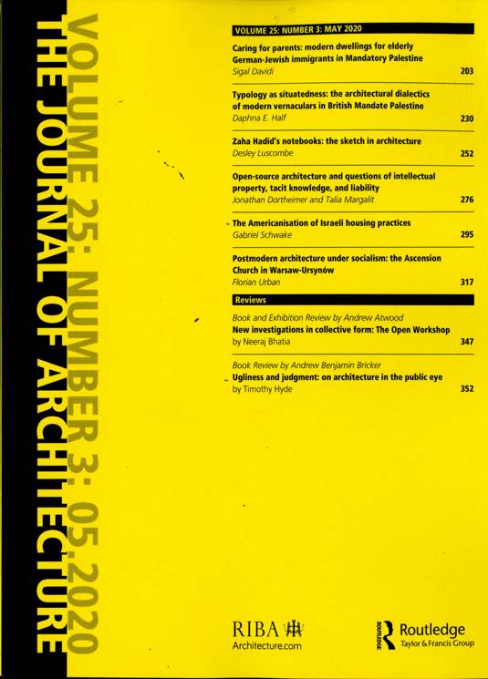 Journal Of Architecture Magazine Subscription | Buy at Newsstand.co.uk ...
