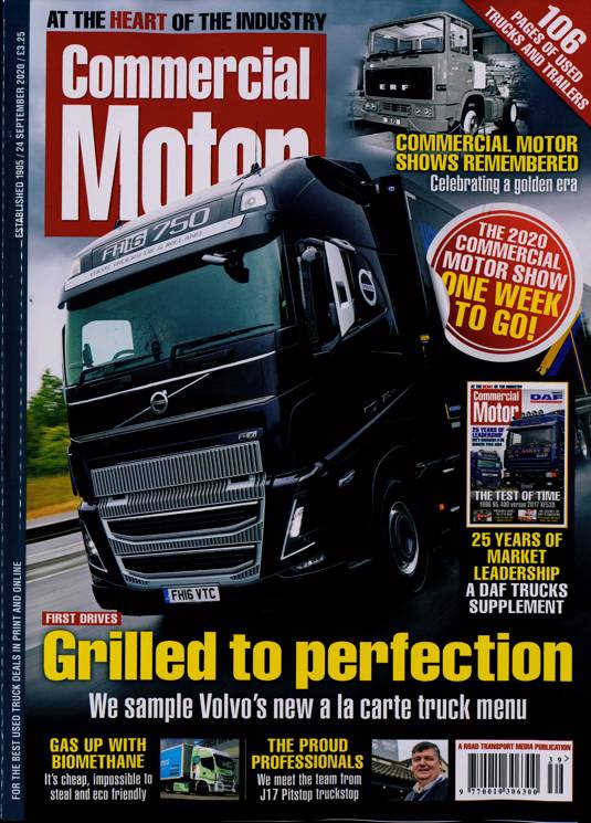 Commercial Motor Magazine Subscription | Buy at Newsstand.co.uk | Trucking